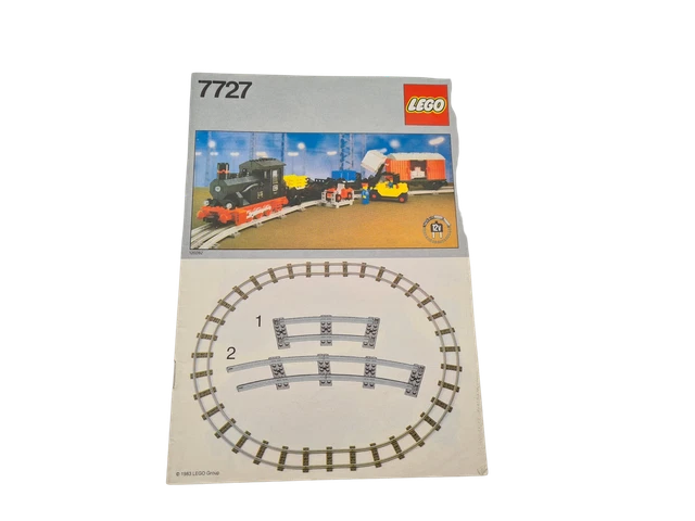 LEGO® TRAIN CHEMIN de fer voie ferrée 7727 12V plan de construction ...