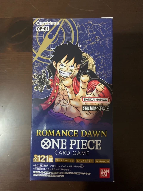 ONE PIECE CARD Game Box OP-01 Romance Dawn Jap Sealed EUR 75,00 ...