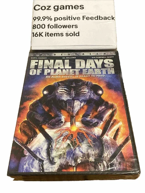 FINAL DAYS ON Planet Earth DVD USA IMPORT BRAND NEW AND SEALED Daryl ...
