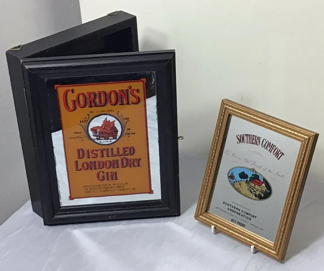 RARE, VINTAGE, GORDON’S London Dry Gin Key Cupboard & Southern Comfort ...