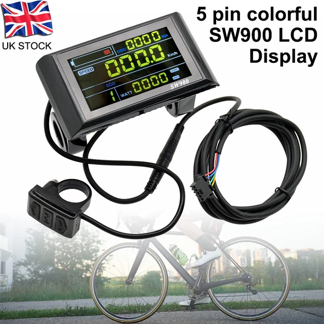 E-BIKE SW900 LCD Display Control Panel Electric Bicycles Speed Meter ...