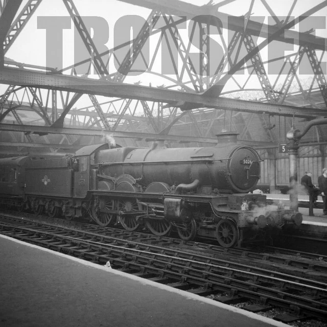 LARGER NEGATIVE BR British Railways Steam Loco 5026 Class 4073 ...