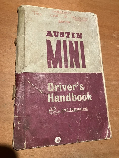 AUSTIN MINI VAN Pick-Up 1960s Drivers Handbook Manual Original ...