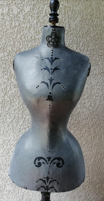 ANCIEN BUSTE MANNEQUIN Napoléon III customisé taille de guêpe EUR 110 ...