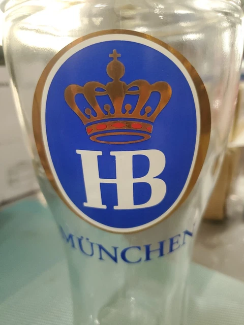 HOFBRAUHAUS HB GLASS Boot 1 Lt. Hofbrau Munchen Germany 9.5" $15.00 ...