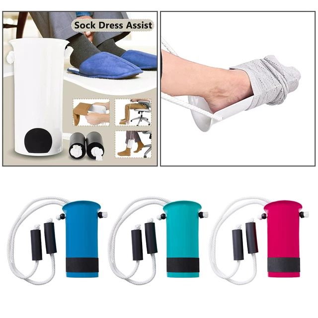 SENIOR COMPRESSION SOCK Aid Helper Easy on Off Pulling Assist Device ...