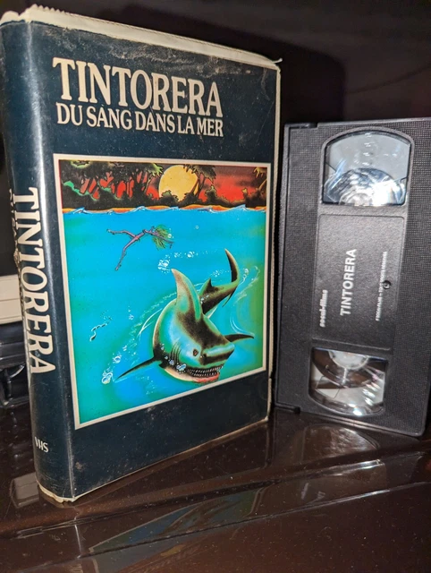 RARE VHS CASSETTE Video K7 TINTORERA Du Sang Dans La Mer CARDONA VF ...