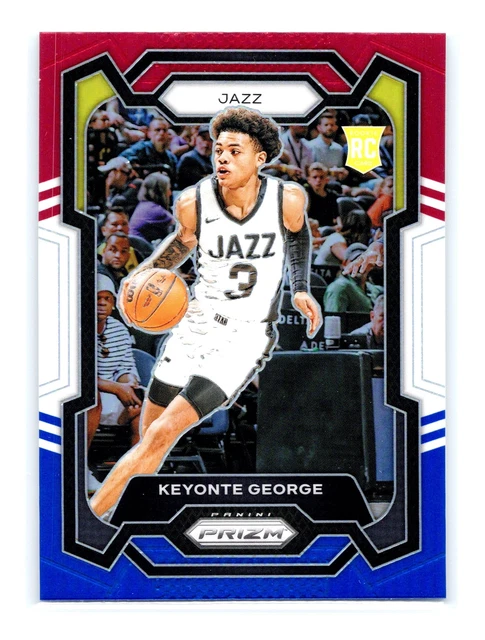 2023-24 PRIZM BASKETBALL #127 Keyonte George RC Rosso Bianco & Blu Prizm Utah Jazz EUR 1,39 ...