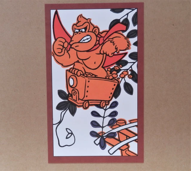 SUPER MARIO HANAFUDA Postcard Card Club Nintendo Donkey Kong Japan D ...