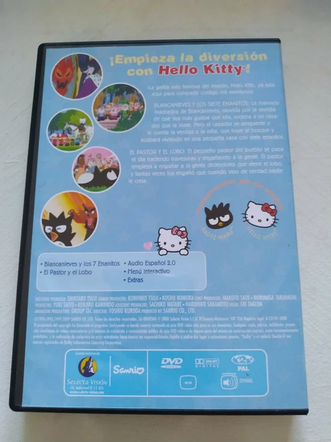HELLO KITTY Y sus Friends Snow White 7 Dwarfs - DVD Spanish EUR 23,41 ...
