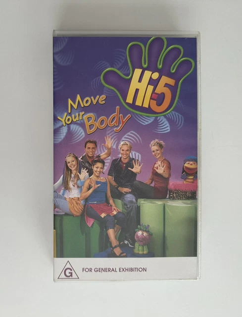 HI-5 MOVE YOUR Body [VHS] Roadshow Australian Kids TV Show Video Tape ...