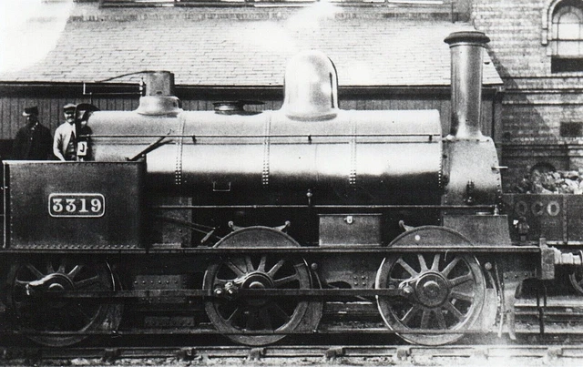 EX LMS 0-6-0T No 3319 (7375) @ UNKNOWN SHED R/PHOTO £1.50 - PicClick UK