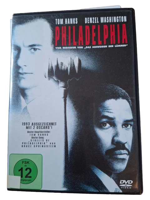PHILADELPHIA DVD DRAMA Tom Hanks Denzel Washington FSK 12 EUR 2,61 ...