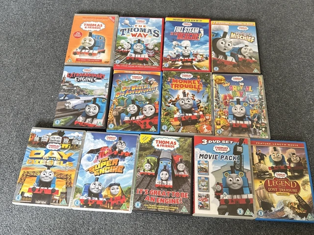 THOMAS THE TANK Engine DVD Bundle Collection Job Lot. 15 DVDs. T4 £13. ...