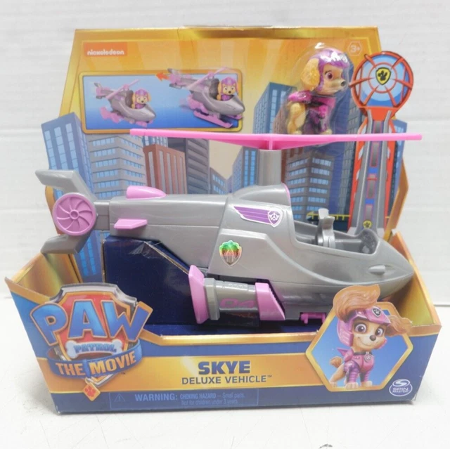 PAW PATROL: THE Movie Skye's Transforming Helicopter Deluxe Vehicle ...