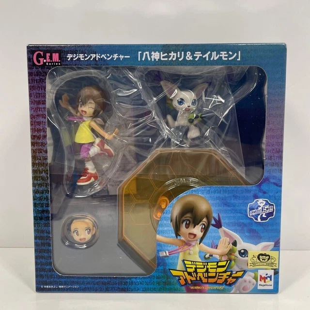 GEM DIGIMON ADVENTURE Yagami Hikari & Tailmon Figure con Bonus Giappone ...