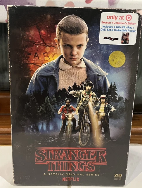 STRANGER THINGS SEASON One Collectors Edition Blu Ray Dvd Set Quick New ...