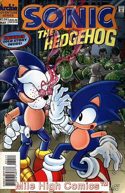 Sonic The Hedgehog The Series 1993 Series Archie 69 Near Mint