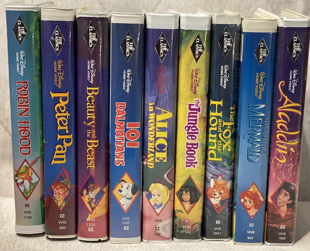 🔥 VERY RARE 💎 Walt Disney's The Classic Black Diamond VHS Tapes! Own ...