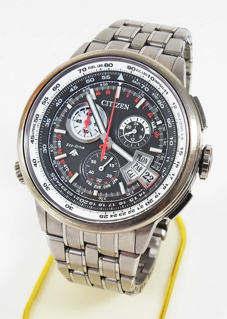 CITIZEN PROMASTER SKY EcoDrive Titanium Radio Controlled Solar H610 ...