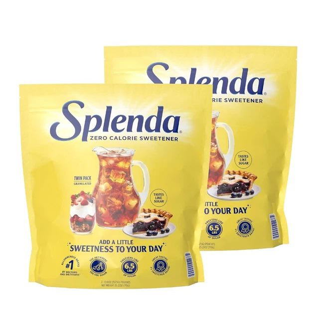 SPLENDA ÉDULCORANT SANS Calorie, Substitut de Sucre Granulé, Refermable ...