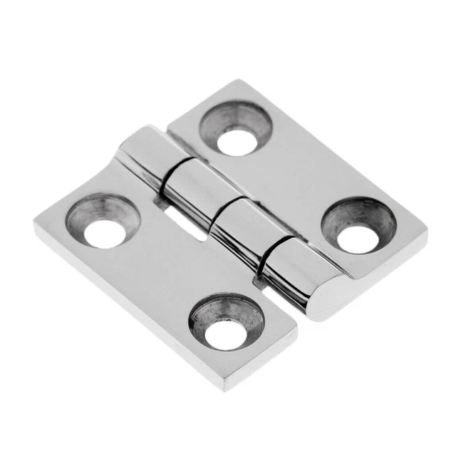 316 Stainless Steel Solid Cast Boat Marine Door Cabinet Butt Hinge 1 5