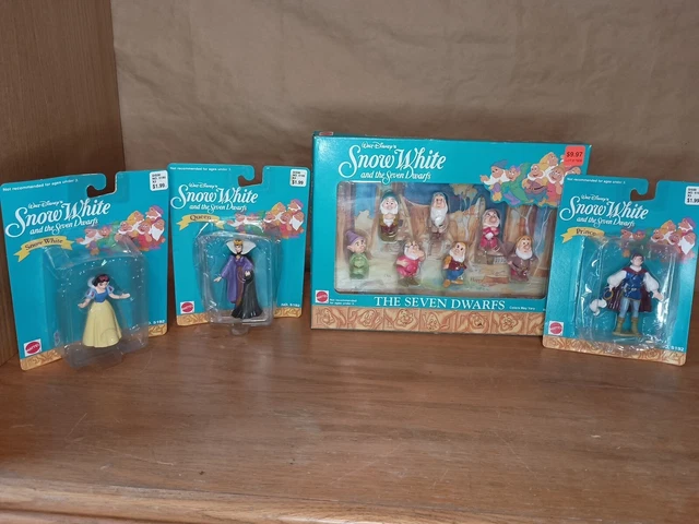 MATTEL WALT DISNEY'S SNOW WHITE AND THE SEVEN DWARFS Figure Set 5184 £ ...