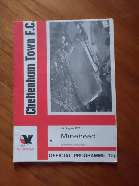CAMBRIDGE CITY V Minehead, Southern League Cup, 1976/7 £2.21 - PicClick UK