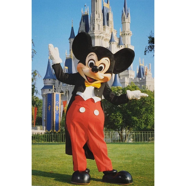 MICKEY MOUSE WELCOME Magic Kingdom Disney Castle Orlando FL Postcard £6 ...