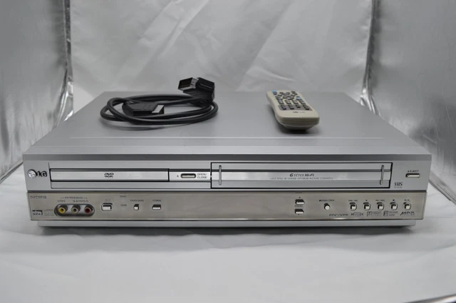 COMBI MAGNÉTOSCOPE LECTEUR DVD cassette enregistreur VHS K7 LG SEMI HS ...