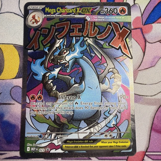 MEGA CHARIZARD X ex 023 Me: Mega Evolution Promo Holo $1.00 - PicClick CA
