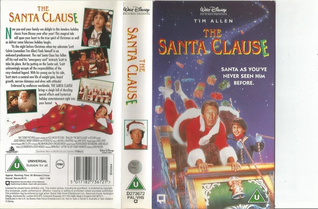 THE SANTA CLAUSE [VHS] [VHS Tape] £24.99 - PicClick UK