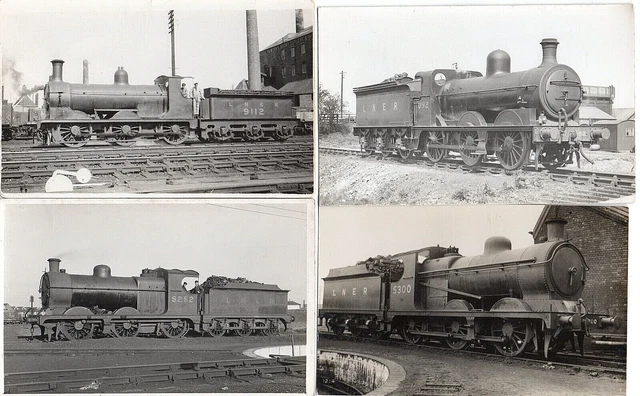 LNER 0-6-0S X6 Nos 9112,092,5252,5300,9455,7539 R/PHOTO POSTCARDS SEE ...