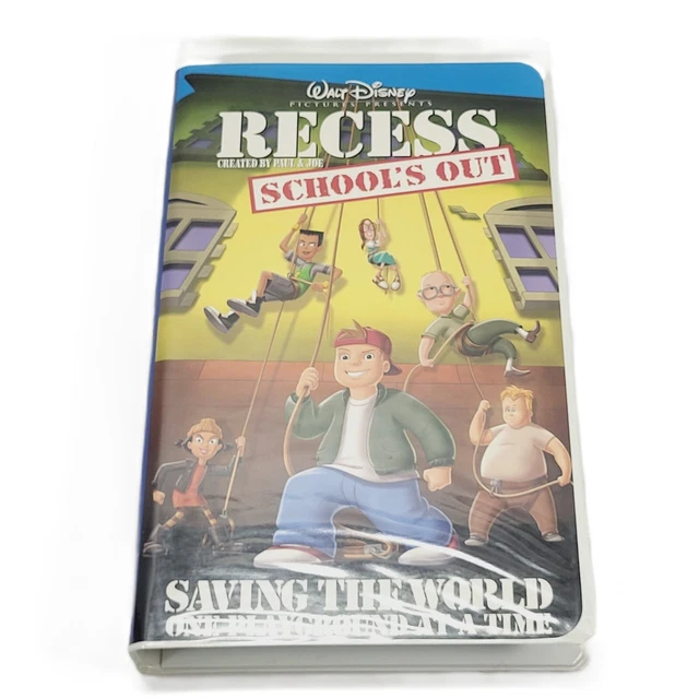 RECESS: SCHOOL'S OUT (VHS Clamshell) Walt Disney, Canadian Version ...