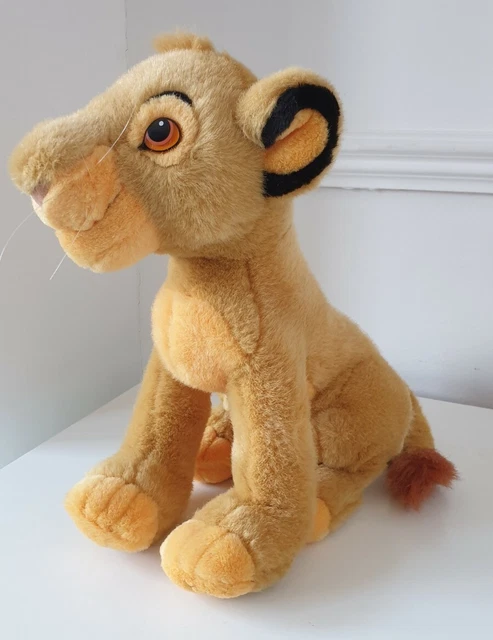 VINTAGE DISNEY STORE The Lion King Simba Cub Large 14" Plush Soft Toy ...
