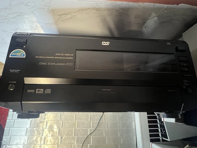 SONY DVP-CX850D DISC Explorer 200 Disc DVD/CD/Video Player (No Remote ...
