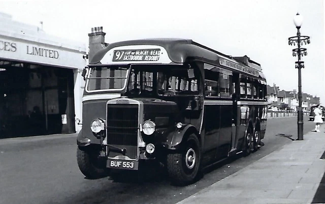 BUS PHOTO: BUF553 Southdown MS (53). 1935 Leyland Tiger TS7T / Short ...