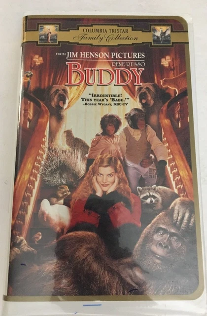 BUDDY(VHS, 1998, CLAM Shell Case)TESTED-RARE VINTAGE COLLECTIBLE-SHIPS ...