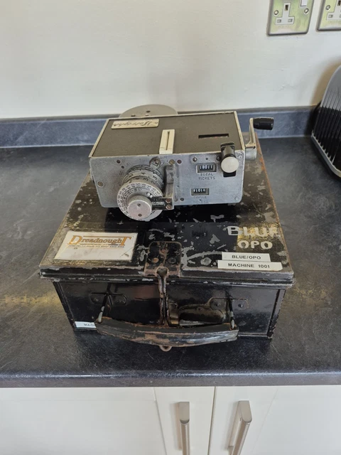 VINTAGE SETRIGHT Bus/Train Conductor's Ticket Machine Orginal Carrying ...