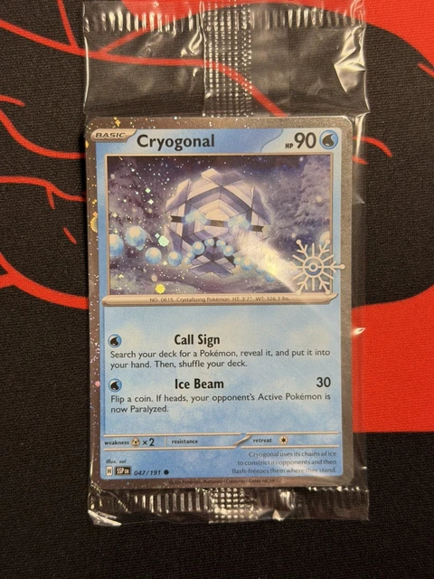 SEALED CRYOGONAL 047/191 2025 Holiday Calendar Snowflake Stamp Cosmos ...