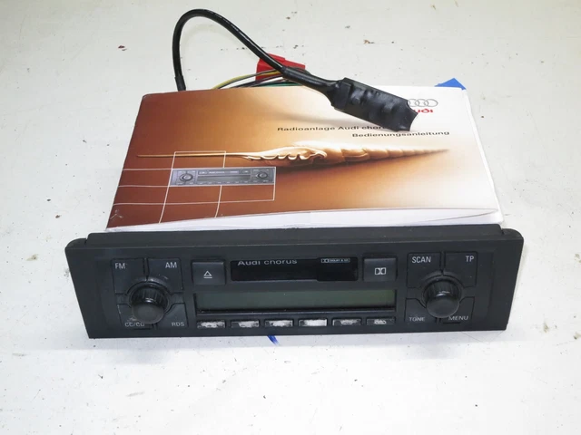 AUTORADIO CHORUS KOMPLETT mit Code, Anleitung, Bluetooth Audi A3 8P ...
