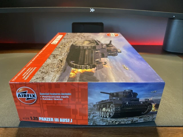 AIRFIX 1/35 PANZER III AUSF J Tank Model Kit - A1378 £34.99 - PicClick UK