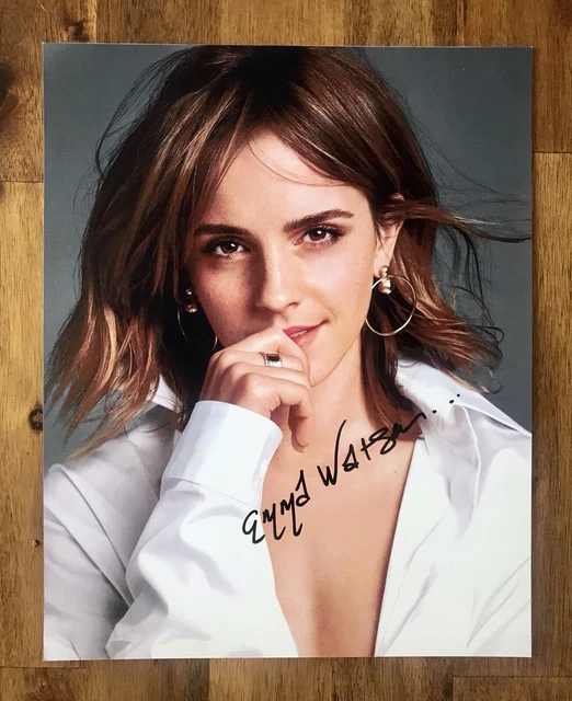 EMMA WATSON Genuine Signed Photo Original Autographed 8''x 10" EUR 27 ...