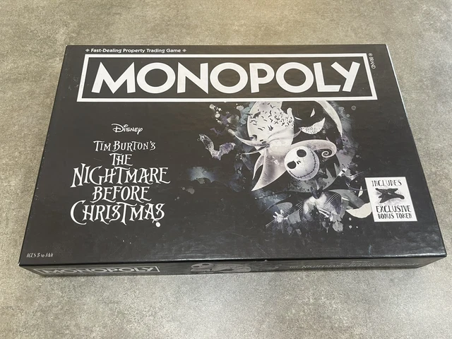 MONOPOLY DISNEY TIM Burton's The Nightmare Before Christmas jeu de ...
