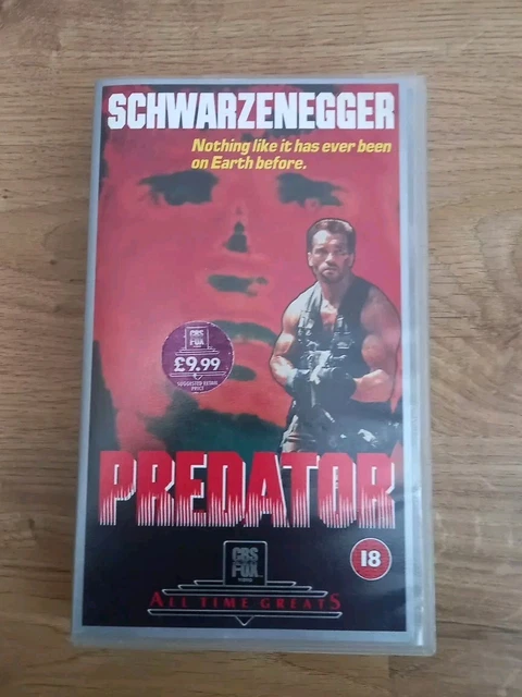 PREDATOR - ARNOLD Schwarzenegger - PAL VHS Video £8.99 - PicClick UK