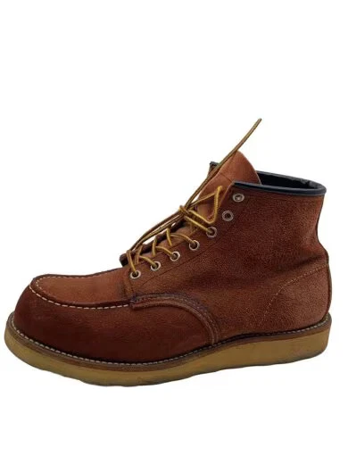 RED WING CLASSIC Moc Toe Lace-Up Boots/ US Size 9.5/ Brown/ Suede £296. ...