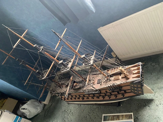 HMS VICTORY SHIP Model Large Scale 6 foot wooden replica £369.99 ...