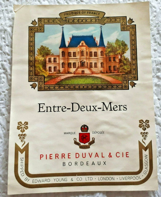 PIERRE DUVAL & Cie - Bordeaux - Entre Deux Mers - Edward Young - Label ...