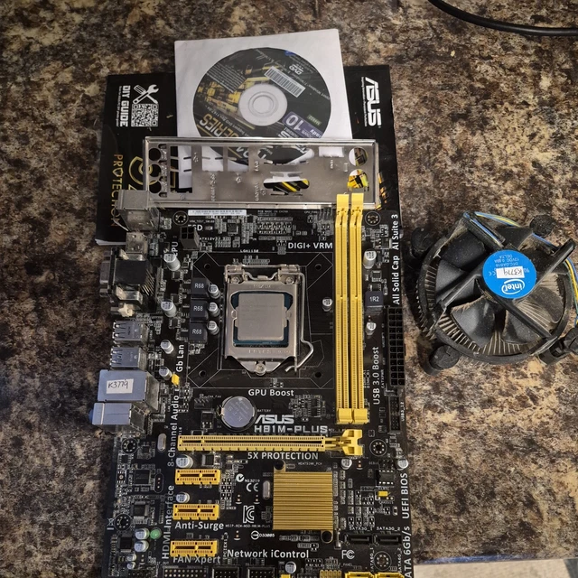 ASUS H81M-PLUS SOCKET 1150 Micro ATX 2x DDR3 4x PCIe £63.10 - PicClick UK