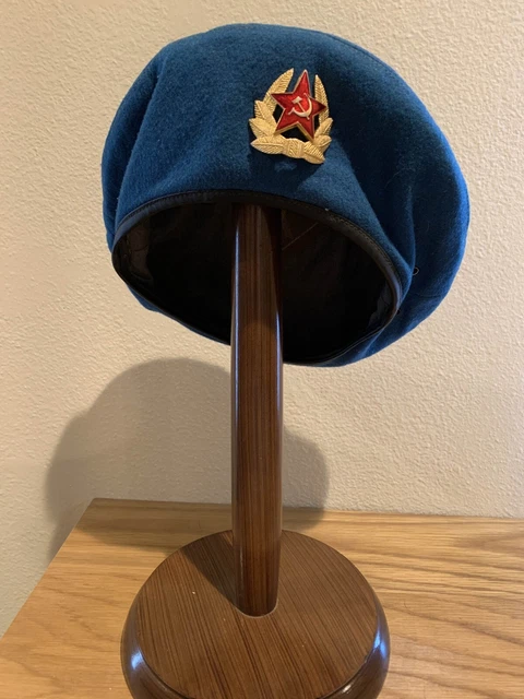 SOVIET AFGHAN WAR Soviet Army Paratrooper VDV Blue Beret Dated 1981 ...